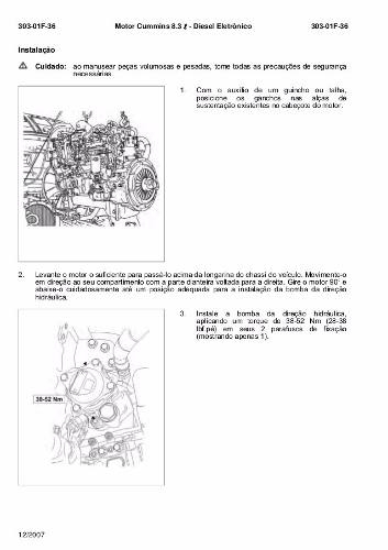 Motor Cummins 8.3 L Diesel Eletrônico - Manual De Mecânica por R$2,99