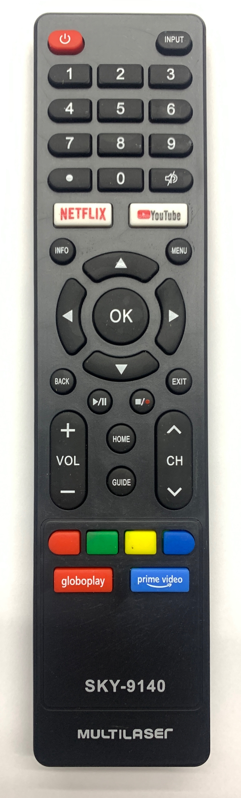 Controle Tv Multilaser Smart Cod SKY 9140