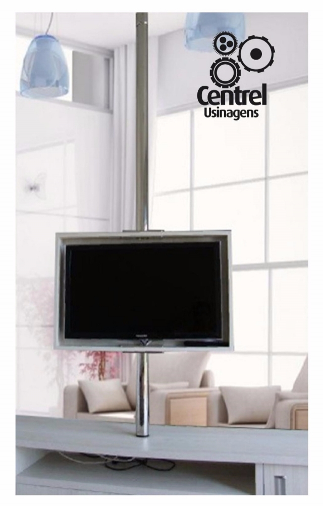 Suporte TV para Painel de Madeira Giro 330° 32