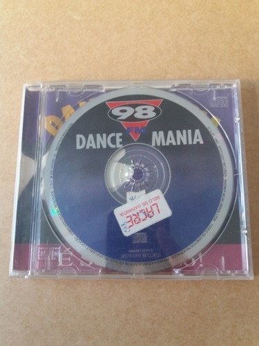 Rd046 - Cd Dance Mania 98 Fm Sem Capa Raro Perfeito Original por R$30,00