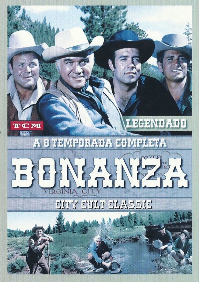 G122-BONANZA - 8ª TEMPORADA - 8 DVD’s - 34 Episódios - 1959/73 por R$36,00