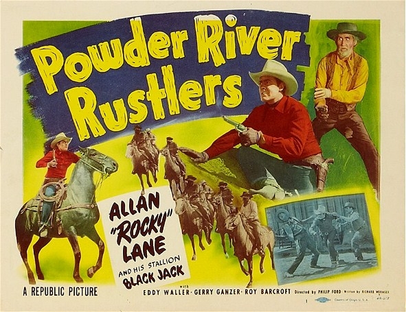 C113-ROCKY LANE-Misterioso Desaparecido - Powder River Rustlers - 1949 ...