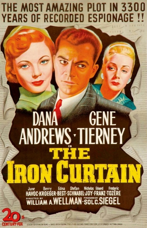 F117-A CORTINA DE FERRO - The Iron Curtain - 1948 - Dana Andrews-Gene ...