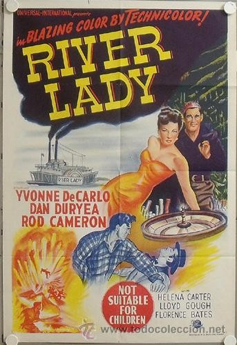 A075-ASTÚCIA DE UMA APAIXONADA - River Lady - 1948 - Dan Duryea-Rod ...