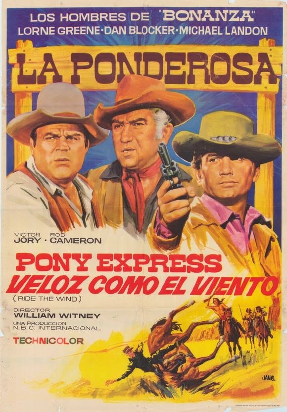 F048-CAVALGANDO COMO O VENTO - Ride The Wind - 1966 - Lorne Greene-Rod Cameron-Victor Jory por R ...
