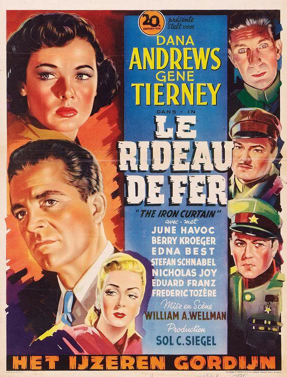 F117-A CORTINA DE FERRO - The Iron Curtain - 1948 - Dana Andrews-Gene ...