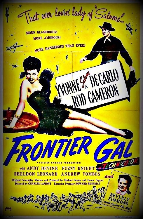 H047-(DUB)ERA SEU DESTINO-AKA, A DAMA DA FRONTEIRA - Frontier Gal - 1945 - Rod Cameron-Yvonne De ...