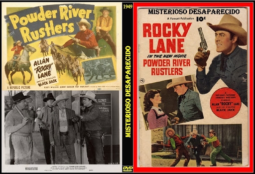 C113-ROCKY LANE-Misterioso Desaparecido - Powder River Rustlers - 1949 ...