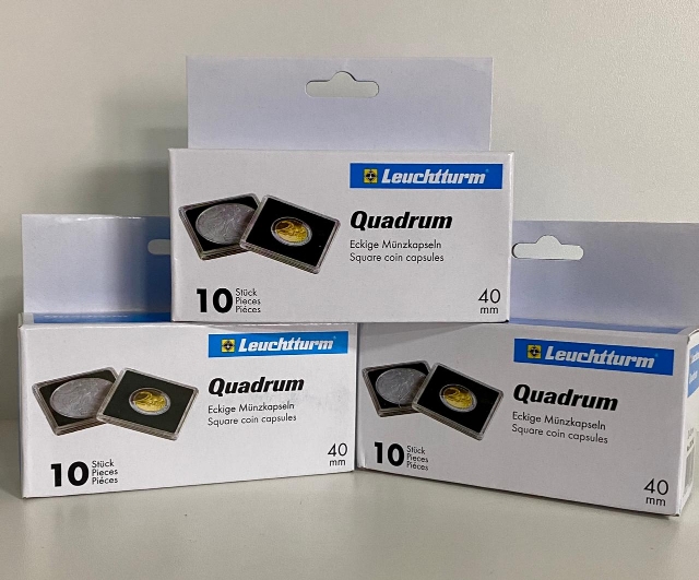 CÁPSULAS - QUADRUM LEUCHTTURM - 40MM por R$69,90