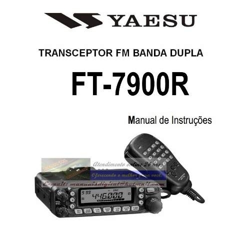 Manual Em Português Do Rádio Yaesu Ft-7900r por R$40,00