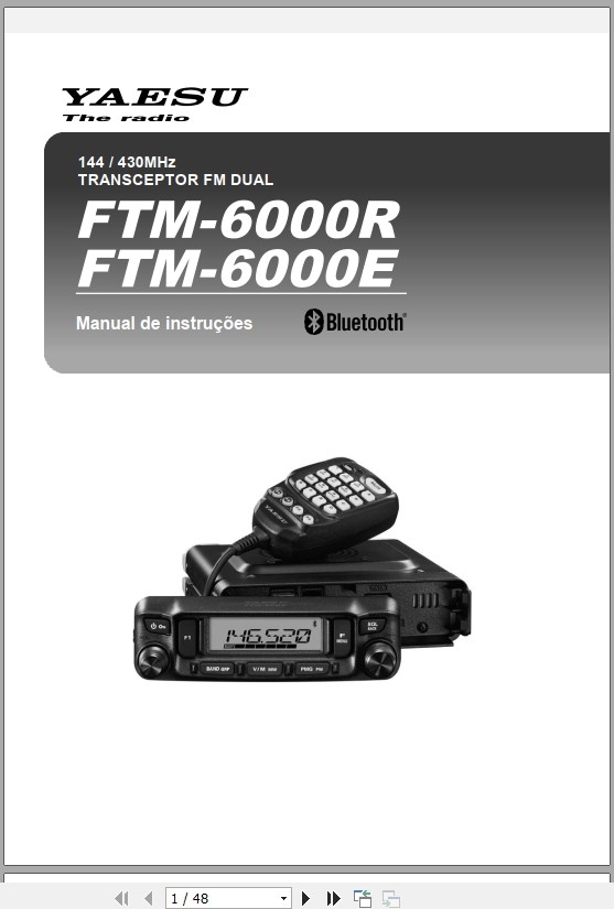 Manual Em Português do rádio Yaesu Ftm-6000r